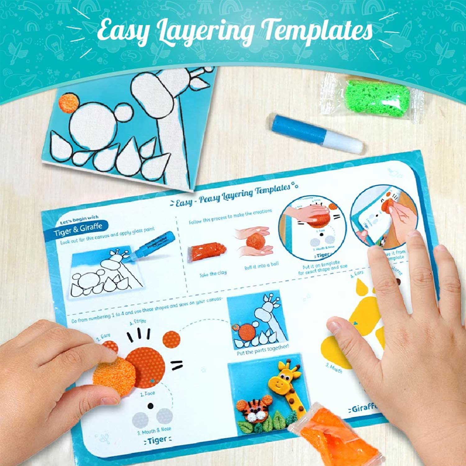 Clay Murals – Jungle (CM02) – IMPERIAL STATIONERY MART