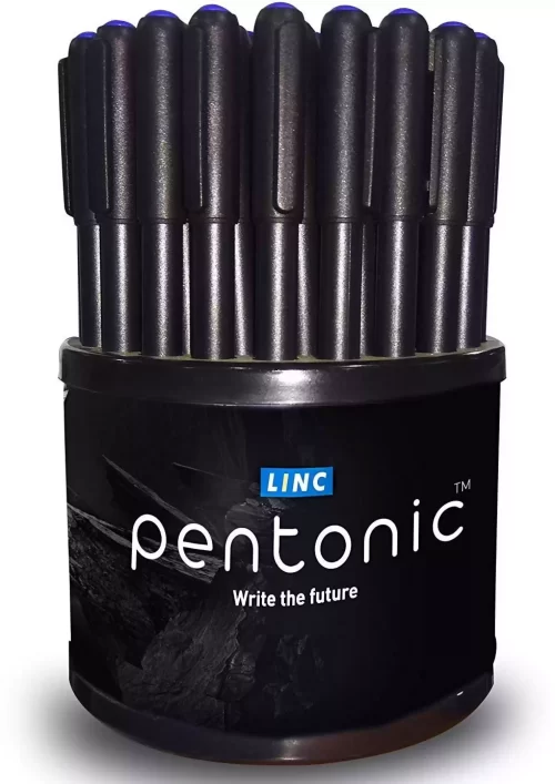 LINC Pentonic Ball Point Pen Dispenser (Blue Ink, Pack of 50 ...