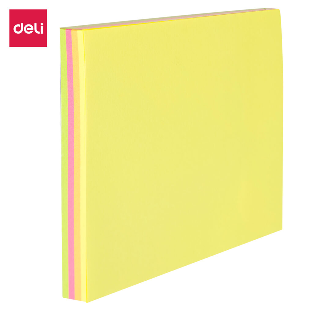 Deli WA02602 Sticky Note 4/25 sheet, Assorted color, Pack of 1 X 5 NOS ...