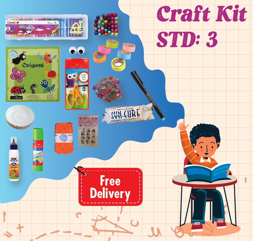 Art & Craft Kit – Standard 3 - IMPERIAL STATIONERY MART